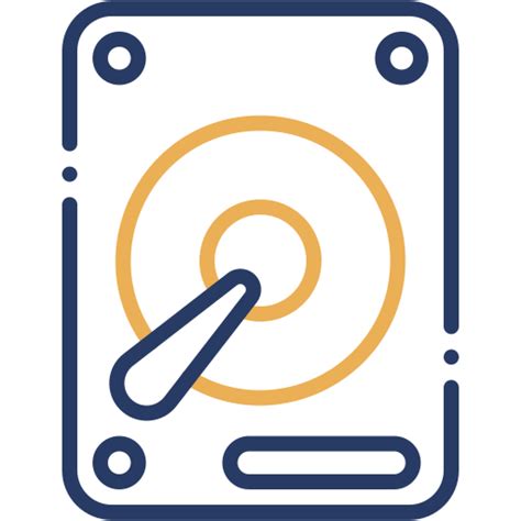 Hard Disk Generic Color Outline Icon