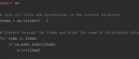 How To List ONLY Directories In Python Be On The Right Side Of Change