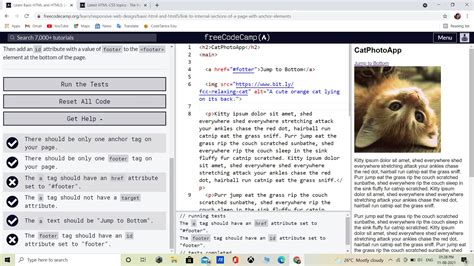 Code Is Correct But Not Able To Compelete Test Results Html Css The