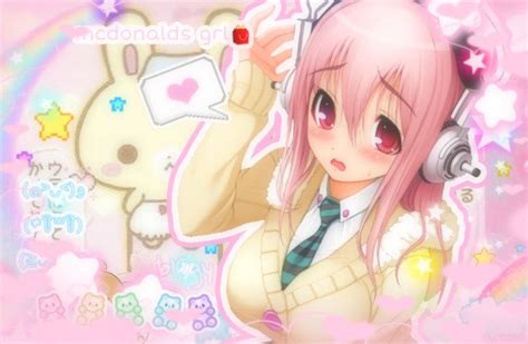 Super Sonico Banner Hatsune Miku Anime Banner
