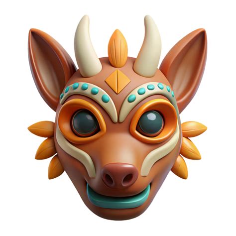 Majestic Coveted Isolated Cutout Concept Art Style Hyper Specific Rendering Of A Tribal