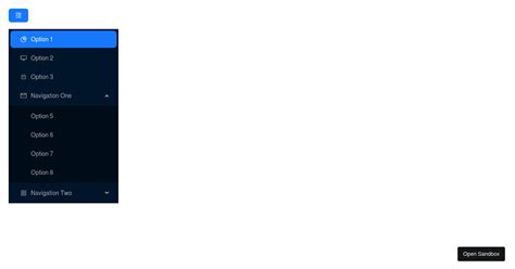 Collapsed Inline Menu Ant Design Vue402 Codesandbox