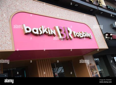 Baskin Robbins Brand In Seoul South Korea On December 13 2023 Photo