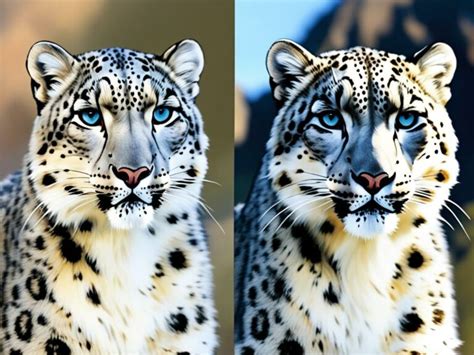 Hvad Er Forskellen Mellem En Sneleopard Og En Leopard