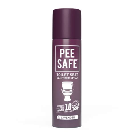 Pee Safe Toilet Seat Sanitizer Spray 75ml Lavender Thesparkleindia