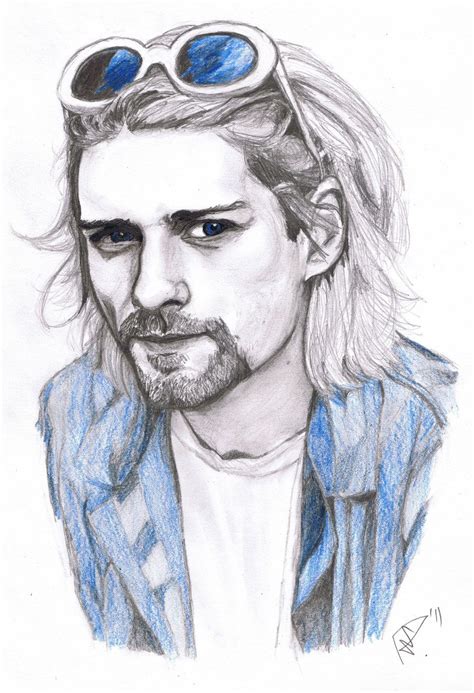 Kurt Cobain Курт кобейн Рисование Рисунок карандашом