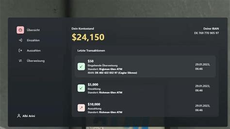 Fivem Esx Advanced Banking Script Offline Player Support Iban System Youtube