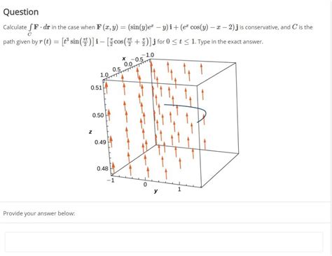 solved calculate ∫cf⋅dr in the case when