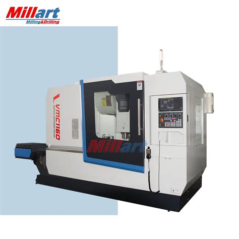 CNC Milling Machine High Feed Vmc1160 Vertical Machining Center Running With The 5 Axis Rotary