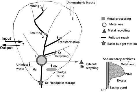 Schematic Representation Of The Circulation Of Material Within A