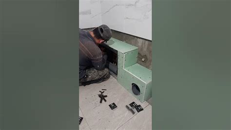 Скрытый люк Своими руками из Гипсокартона на магнитах ремонт квартира отделка пол плитка