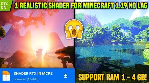 AESTHETIC SHADER MCPE RTX RENDER DRAGON NO LAG RAM GB ANDROID YouTube