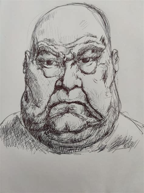 Practicing Faces With Character R Sketches