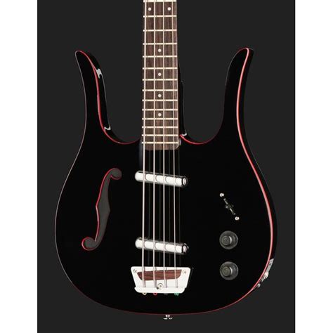 Danelectro 58 Longhorn Bass Black Red Thomann Uk