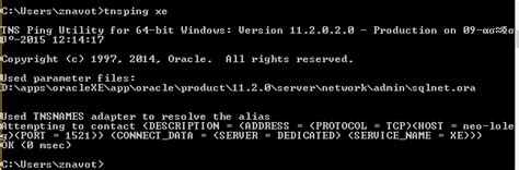 How In Oracle We Can Get Tns Details By Using Service In Windows