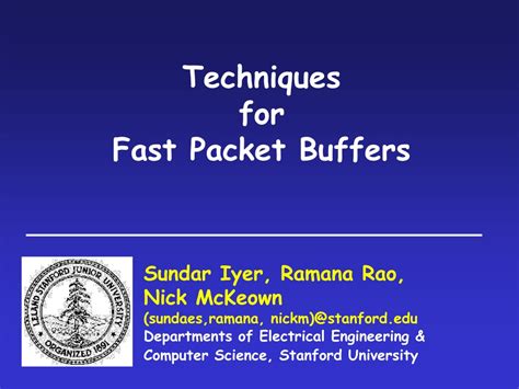 Ppt Techniques For Fast Packet Buffers Powerpoint Presentation Free Download Id9619317