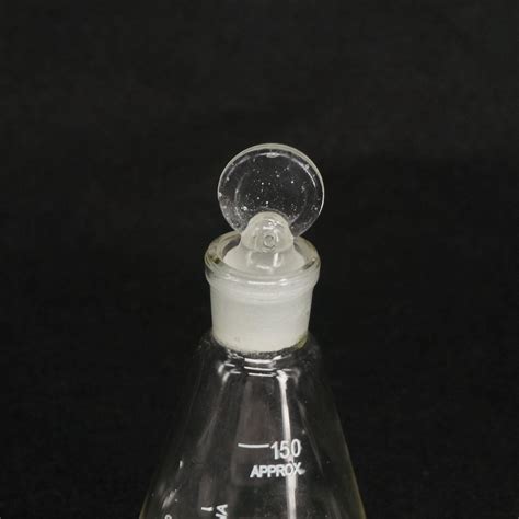 150ml Lab Borosilicate Glass Erlenmeyer Conical Fl Grandado