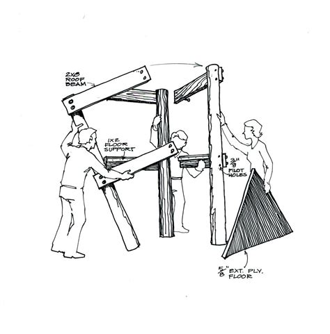 Downloadable Treehouse Plans Plans For Treehouses And Playhouses