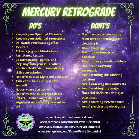 Mercury Retrograde Dos And Donts Tips To Help You Thrive During