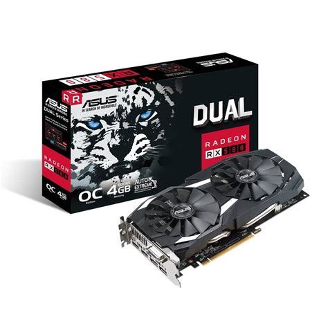 Asus Dual Rx580 O4g Radeon Rx 580 4gb Gddr5 256 Bit Pcie 30 Desktop