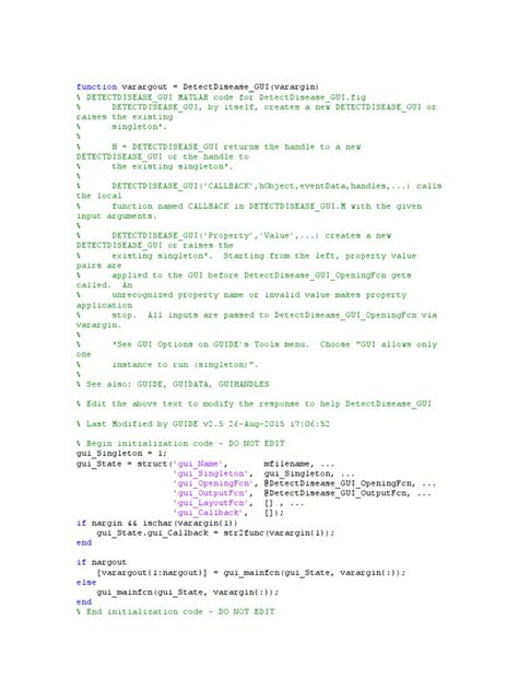 function gui name gui singleton gui openingfcn gui