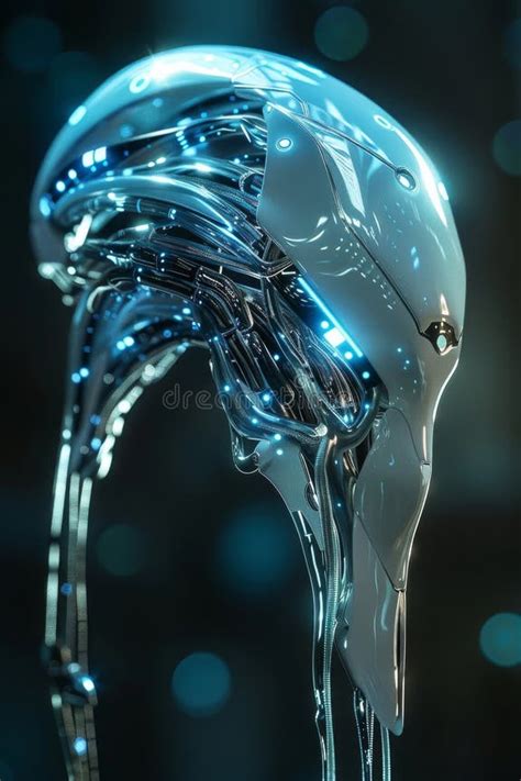 A Futuristic Concept Of A Brain Computer Interface Device Resembling A