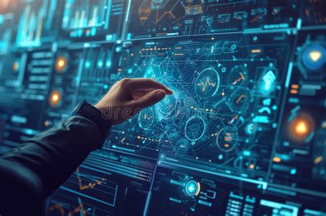 Tracks Person During Cyberattack By Hacker Cyber Criminal On Monitor