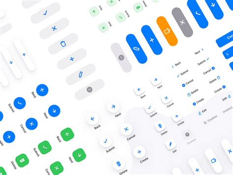 Ios Buttons Components Rounded Link And Pill Buttons By Roman