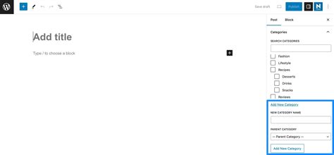 How To Add Categories In Wordpress And Subcategories