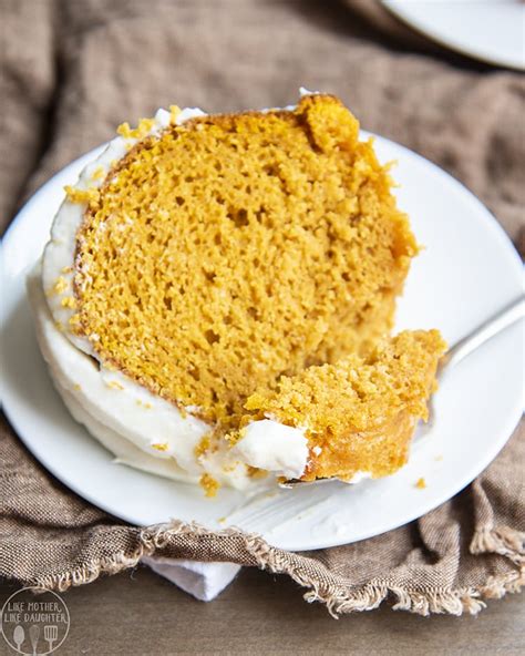 Pumpkin Cake With Yellow Cake Mix Like Mother Like Daughter