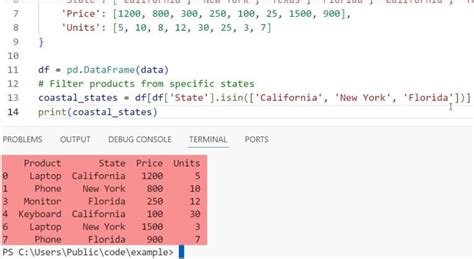 Filter Dataframe In Python Pandas