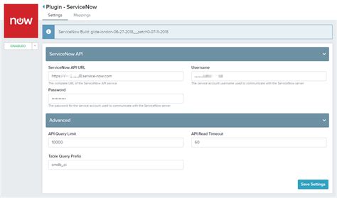 Integration Plugin Servicenow Buttonwood Help Centre