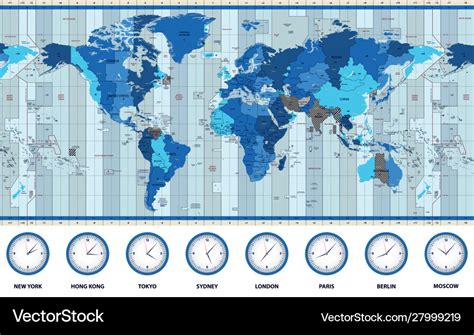 Time Zone World Map Sergtango
