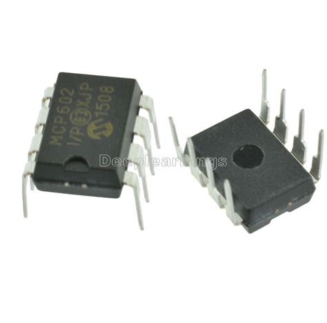 2pcs Mcp602 Mcp602 I P Ic Opamp Dual Sngl 8 Dip New Ebay