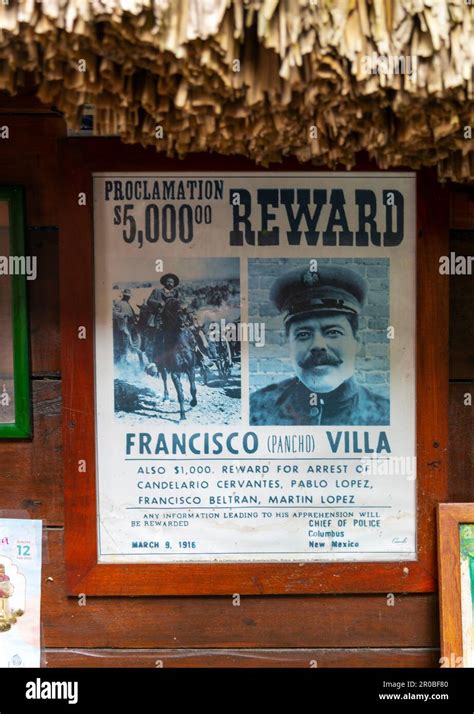 Pancho Villa Reward Poster Clipart