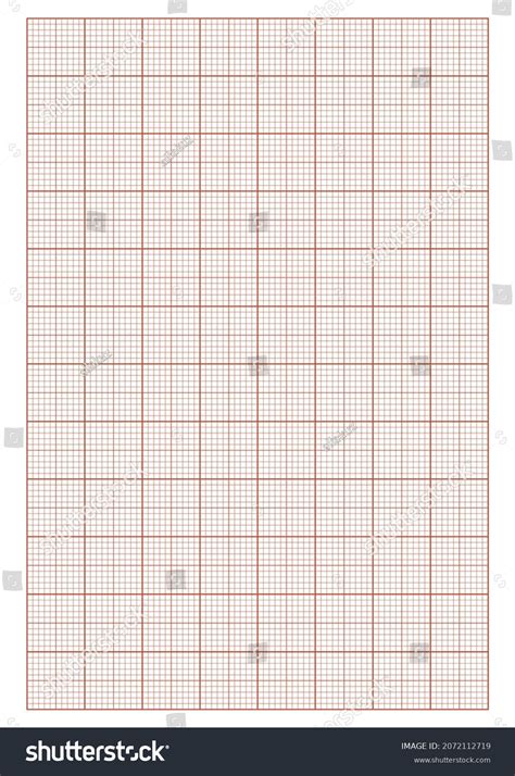 Graph Paper Printable Millimeter Grid Paper Stock Vector Royalty Free Shutterstock