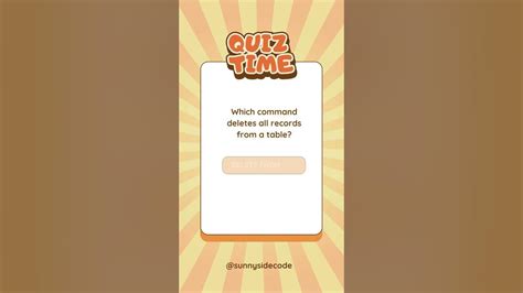 📝 Ultimate Sql Quiz Challenge 🔥 Test Your Database Skills Part 8 Youtube