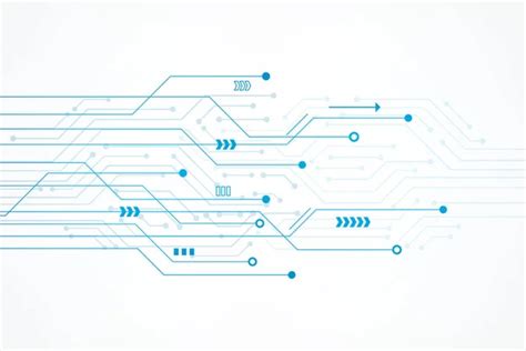 Abstract Technology Background Blue Circuit Board Pattern Stock Vector By ©supakritleela Gmail