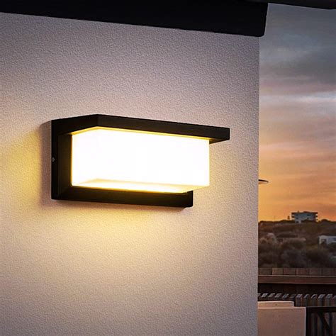 2 Piezas Lampara Exterior Pared 18w 3200k Arbotantes De Pared Exterior