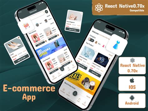 E Commerce Mobile Application Using React Native Android Ios Upwork
