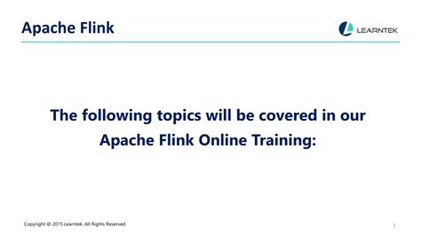 Ppt Apache Flink Training Powerpoint Presentation Free Download Id
