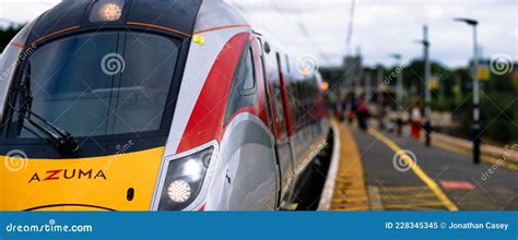 Lner Azuma Train At Grantham Station Editorial Image Image Of Eastern