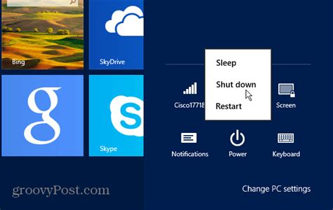 Windows 8 Shutdown Restart Sleep And Hibernate Roundup
