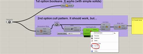 Removing Faces With Cull Duplicates And Other Solutions Grasshopper