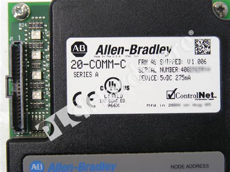 PLC Hardware Allen Bradley 20 COMM C Series A Used PLCH Packaging