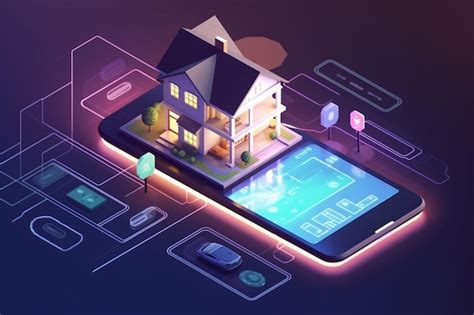 Premium Photo Smart Home Controlled Smartphone Internet Of Things Technology Of Home
