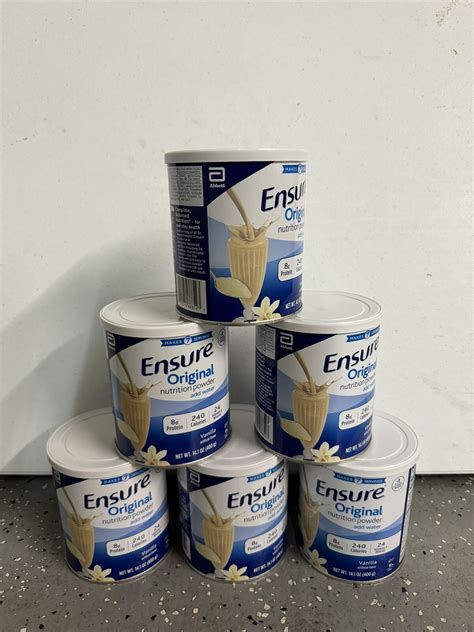 Ensure Original Nutrition Powder Meal Replacement Shake With Vanilla 6