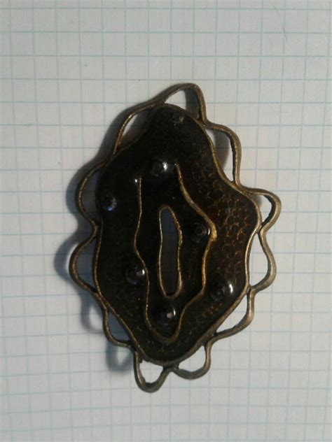 Підвіска кулон емаль вінтаж — ціна 113 грн у каталозі Кулони Купити аксесуари за доступною ціною