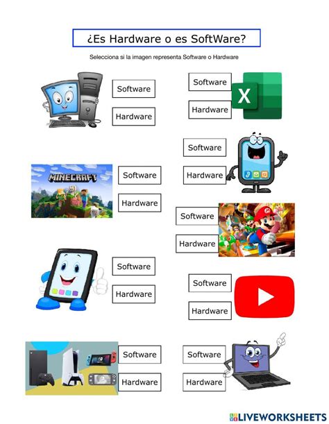 hardware and software worksheet for grade 1 at leigh davis blog