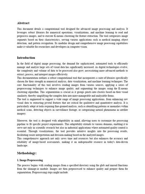 Report 3 Pdf Image Segmentation Statistical Classification